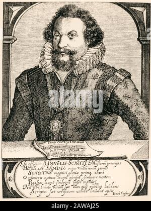 Samuel Scheidt - portrait - German organist and composer - 1587- 24 ...
