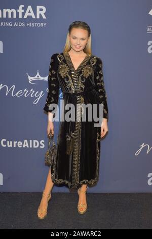 Model Elena Matei attends the New York premiere of Long Shot at the AMC ...