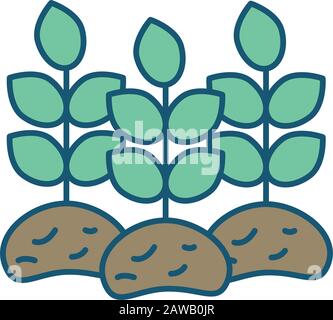 house plant cultivating isolated icon Stock Vector Image & Art - Alamy