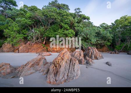 Etty Bay near Innisfail, Australia, Queensland, Moresby Range National ...