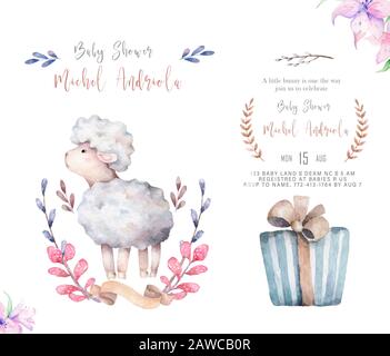 Farm animals on white background. Cute cartoon farm animals set. A ...