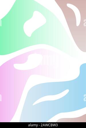 Matte colors, abstract shapes vector image Stock Vector Image & Art - Alamy