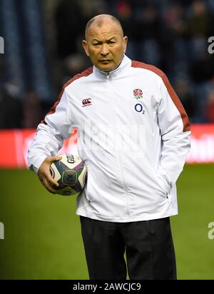 England coach Eddie Jones during a training session at The Lensbury ...