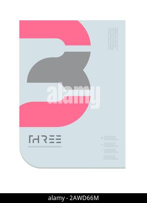 number 6 logo icon flyer brochure poster pamphlet cover design layout ...