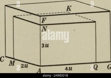 Plane and solid geometry . Fig. 1.. Given prismatoid CF with its volume ...