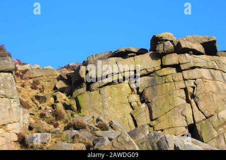 Burbage Brook Rock Formations Stock Photo - Alamy