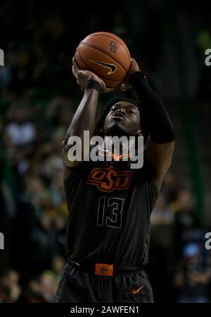 Waco, Texas, USA. 8th Feb, 2025. Baylor Bears forward Josh Ojianwuna ...
