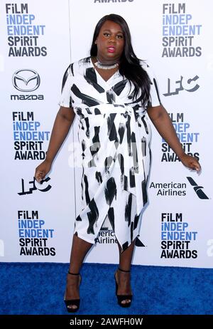 Alex Newell attends the Film Independent Spirits Awards in Santa Monica ...
