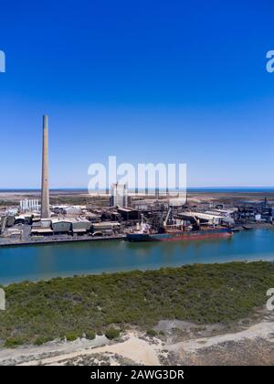 Aerial of Port Pirie South Australia Stock Photo - Alamy