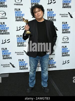 Bong Joon-ho at the 2020 Film Independent Spirit Awards held at the ...