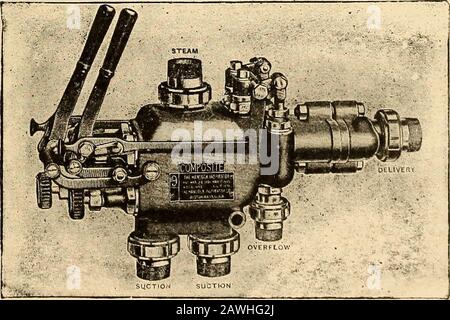 Steam locomotive water injectors Stock Photo - Alamy