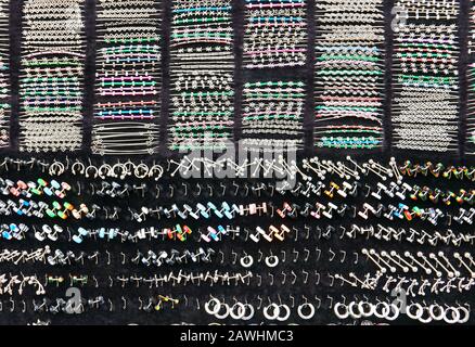 Boracay, Aklan Province, Philippines: Array of colorful key chain ...