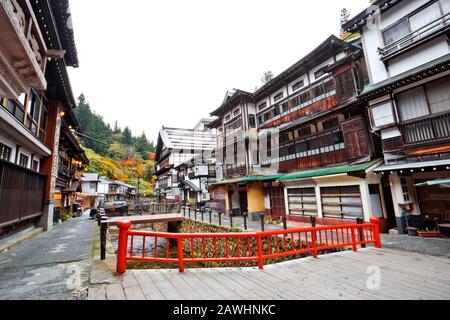 Ginzan Onsen, Japan hot springs town, Yamagata, Tohoku Stock Photo - Alamy