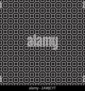 Seamless Octagonal Weave Pattern Texture Background Stock Vector Image ...