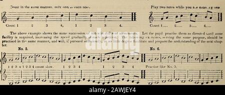 music notes and clef in space with stars. abstract color background ...