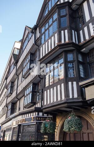 Staple Inn timbered buildings, High Holborn, London, England, UK Stock ...