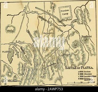 Map of Thermopylae Stock Photo - Alamy