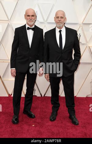 Paul Gooch and David White walking on the red carpet at the 92nd Annual ...