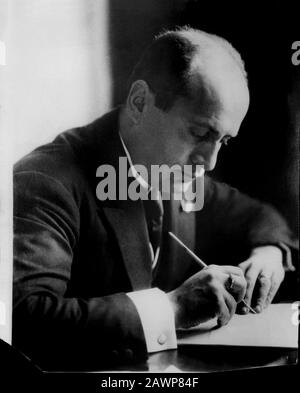 1929 , 11 february , ROME , ITALY : The italian Fascist Duce BENITO ...