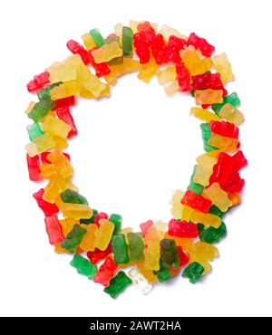 No sugar concept, the word drawn on a plate with sugar, shot from above ...