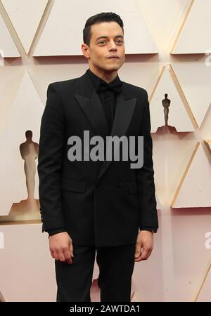 Rami Malek arrives at the Oscars on Sunday, Feb. 9, 2020, at the Dolby ...