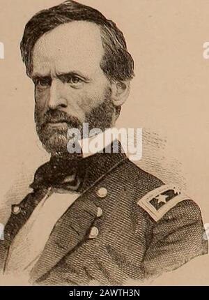 General Sherman and his Staff 1865 Stock Photo - Alamy