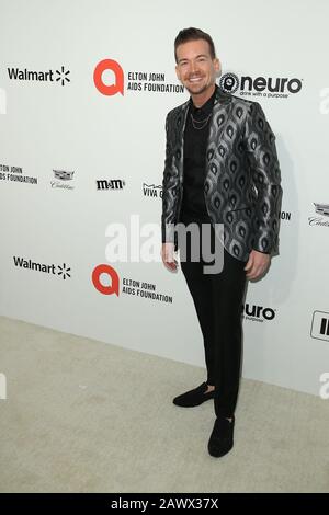 Damon Sharpe attending the Elton John AIDs foundation Oscar Party held ...