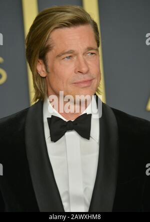 Brad Pitt in the 92nd Annual Academy Awards, Press Room, Los Angeles ...