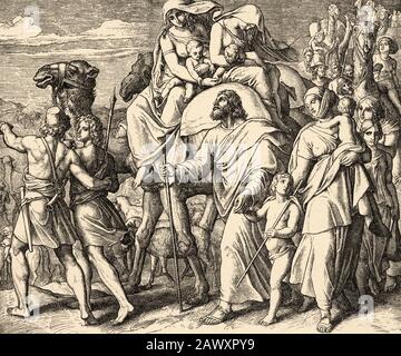 Image from 'The Holy Land and the Bible' depicting biblical scenes and ...