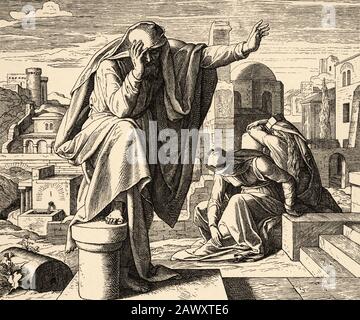 The Lamentations of Jeremiah. After the destruction he cried with ...