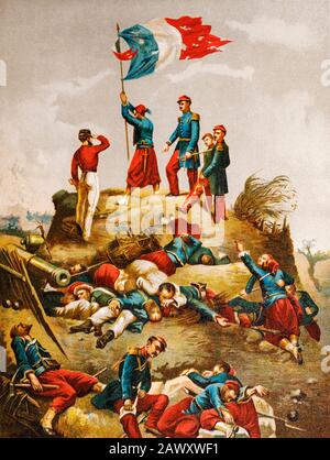 CRIMEAN WAR : Battle of Malakoff 7 September 1855 during the siege of ...
