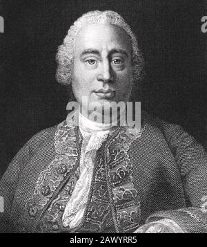 David Hume Scottish philosopher and historian Date: circa 1760s Stock ...