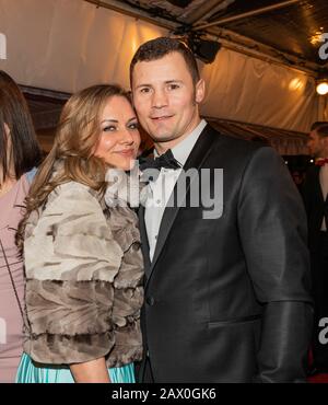 Robert Stieglitz mit Freundin Tatjana Genrich beim 15. SemperOpernball ...
