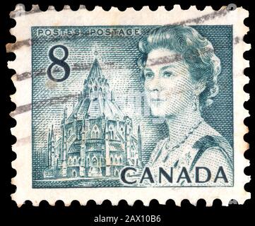 CANADA - CIRCA 1960: stamp printed by Canada, shows Emily Pauline ...