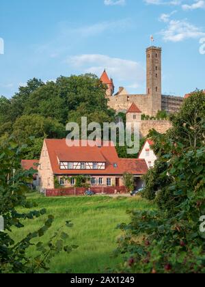 View of Abenberg Castle, Franconia, Bavaria, Germany Stock Photo - Alamy
