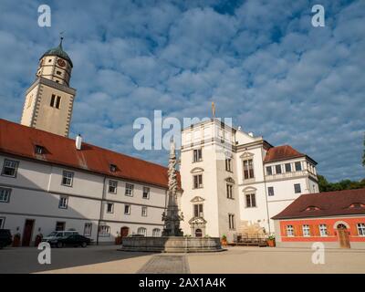 Oettingen, Residenzschloss, Nördlinger Ries, Franconia, Bavaria ...