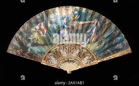 Fan, c. 1840 Stock Photo - Alamy