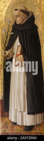 Saint Dominic, 1472, Tempera on wood, gold ground, 38 1/4 x 12 3/4 in ...