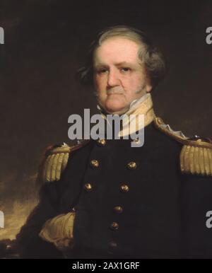 Winfield Scott, portrait in uniform. American general and influential ...
