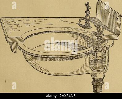 Recess for a pipe in a wall that is being concreted Stock Photo - Alamy