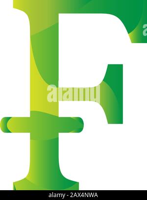 Frank french currency unit symbol currency symbol icon striped vector ...