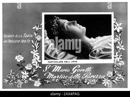 Saint MARIA GORETTI ( Corinaldo , Ancona 1890 - Nettuno Roma 1902 ...