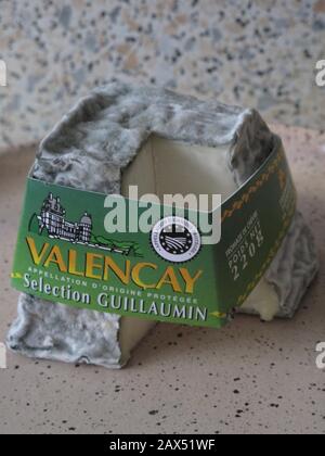 Valencay French goats cheese Stock Photo - Alamy