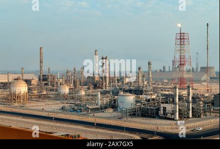 A petrochemical factory in Jubail, Saudi Arabia Stock Photo - Alamy