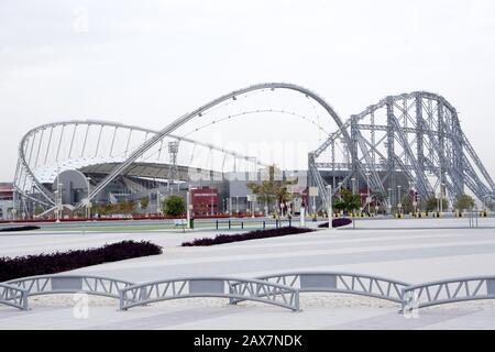 Doha Sports City complex, Doha, Qatar, Middle East Stock Photo - Alamy