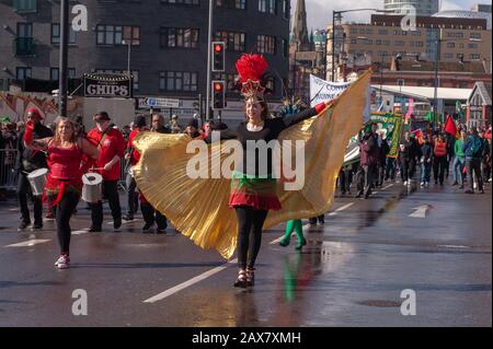Birmingham, UK. 17 March, 2019. Saint Patrick's Day Parade at Digbeth ...