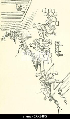 China, Chinese houses and people, I. Pillement inv. F.A. Aveline sc ...