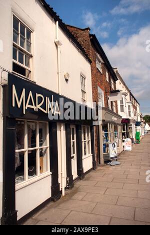 High Street shopping,Yarm, North Yorkshire Stock Photo - Alamy