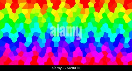 abstract multicolored low poly mosaic rectangle style background Bright ...