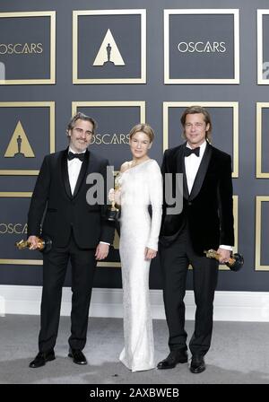 Best Actor Joaquin Phoenix, Best Actress Renee Zellweger and Best ...